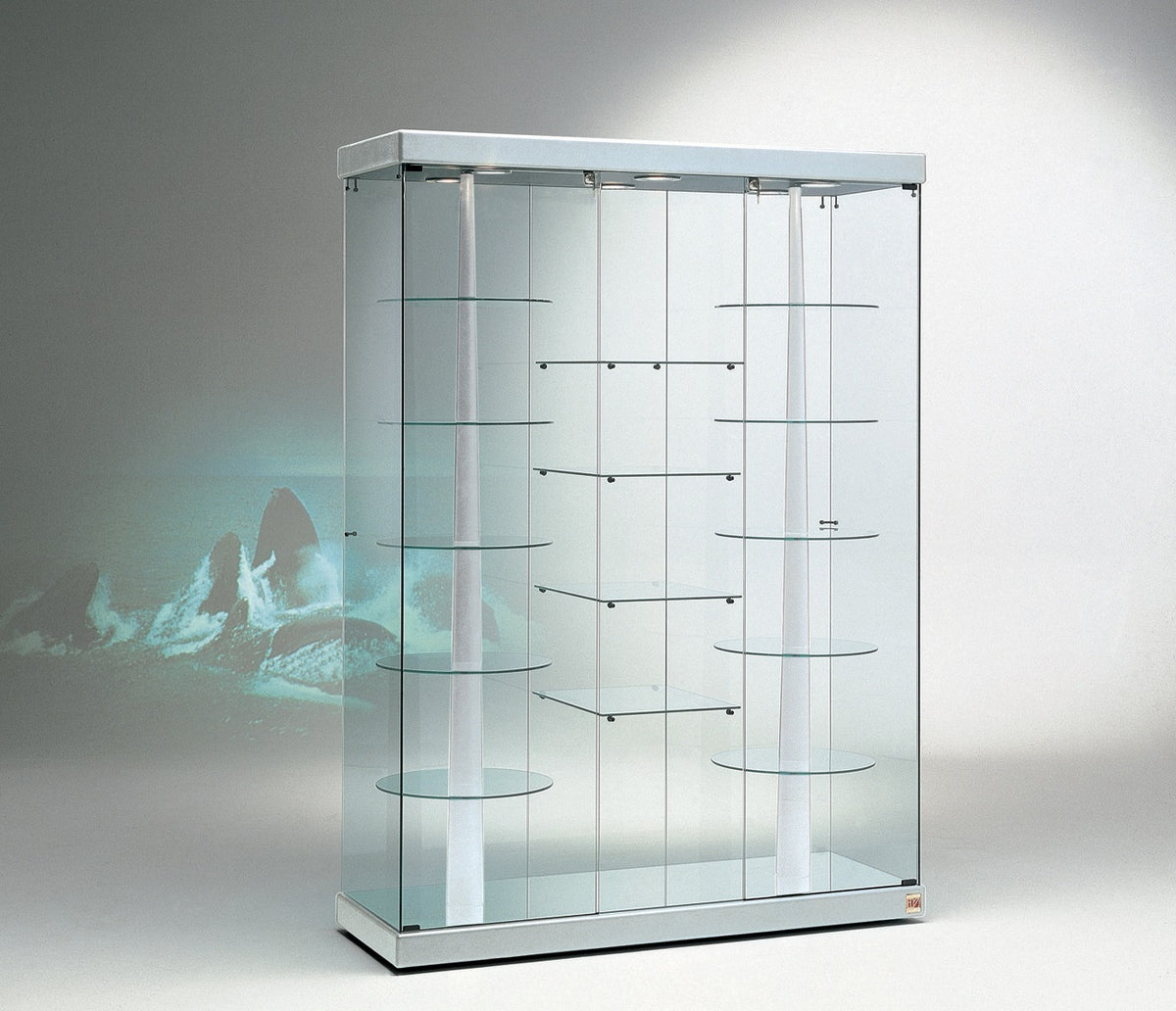 Rotating & Revolving Glass Disply Showcases – Display Cabinets Direct