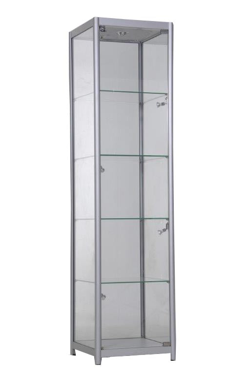 SOLARIS 400 x 400 x 1980mm Glass Cabinets – Display Cabinets Direct