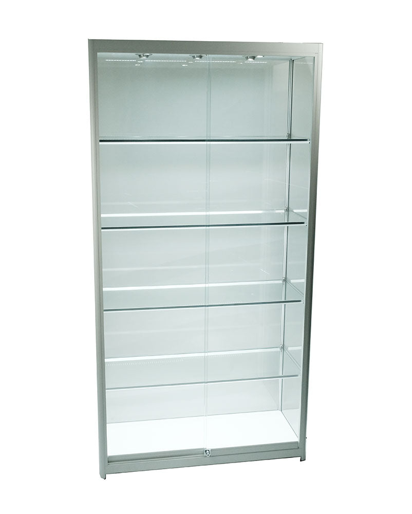 SOLARIS 800 x 400 x 1980mm Glass Cabinets – Display Cabinets Direct