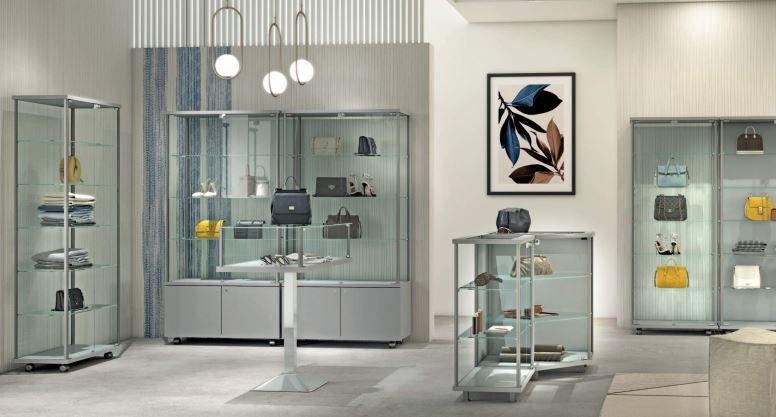 Fusion 73MA Extra Tall (2.2m) Display Showcase – Display Cabinets Direct