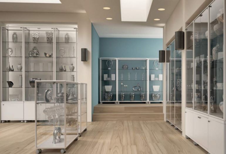 Fusion Plus 51/MAP Extra Tall Display Cabinet – Display Cabinets Direct