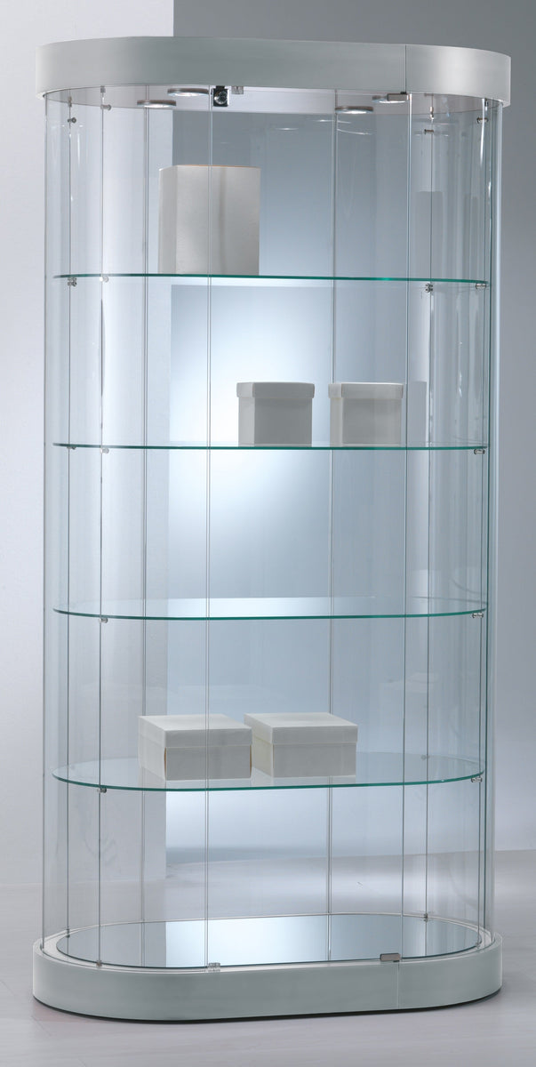 Elegance 209/OG Large Oval Display Showcase – Display Cabinets Direct