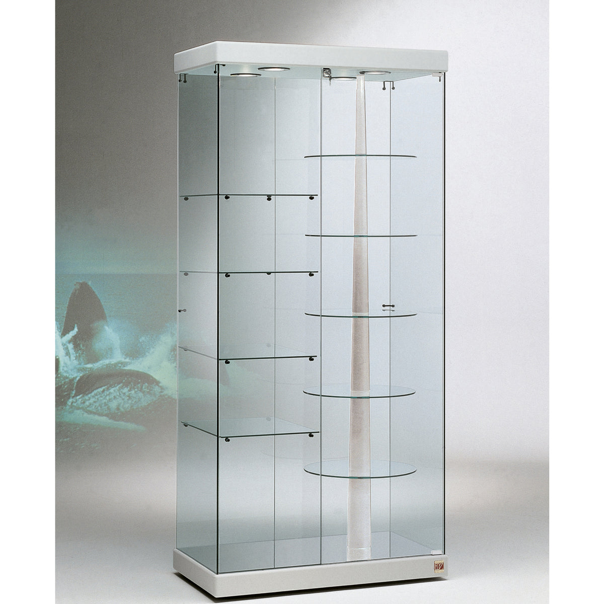 Kensington 90G Revolving Showcase – Display Cabinets Direct