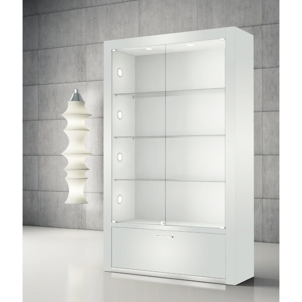 Opus Q120 Display Showcase with Storage – Display Cabinets Direct