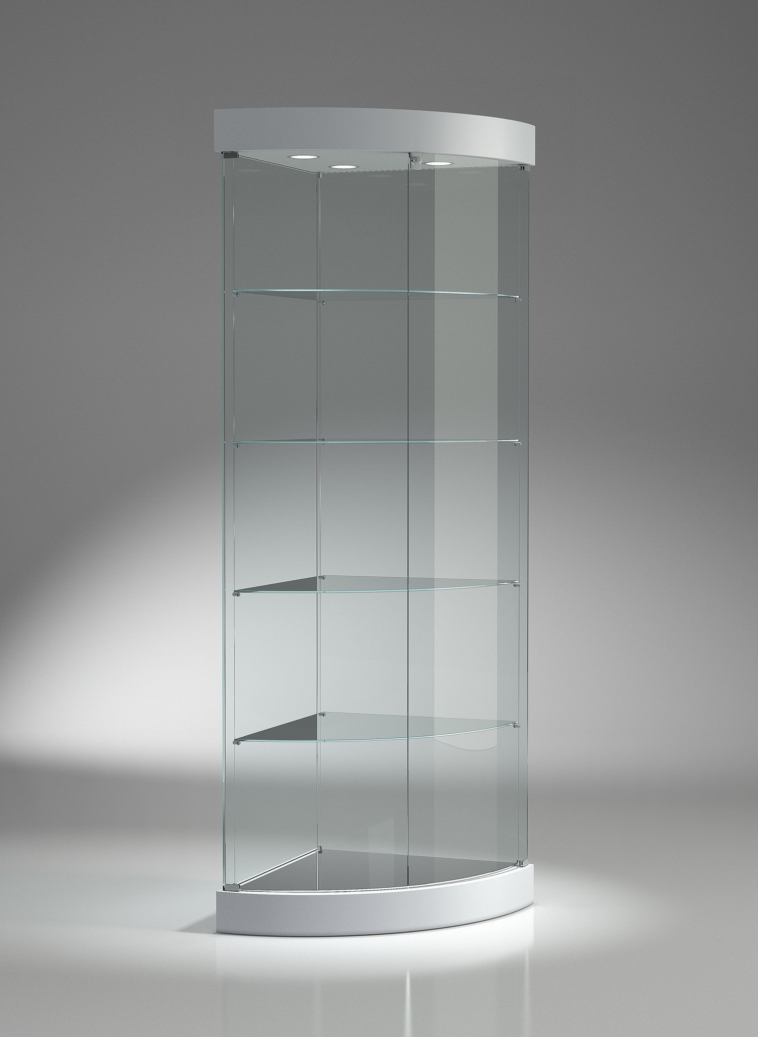 Elegance Corner Display Showcase – Display Cabinets Direct